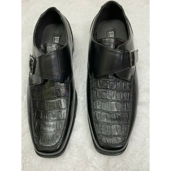 Stacy Adams | Shoes | Nwob Stacy Adams Mens Black Loafers Brown Slip On ...